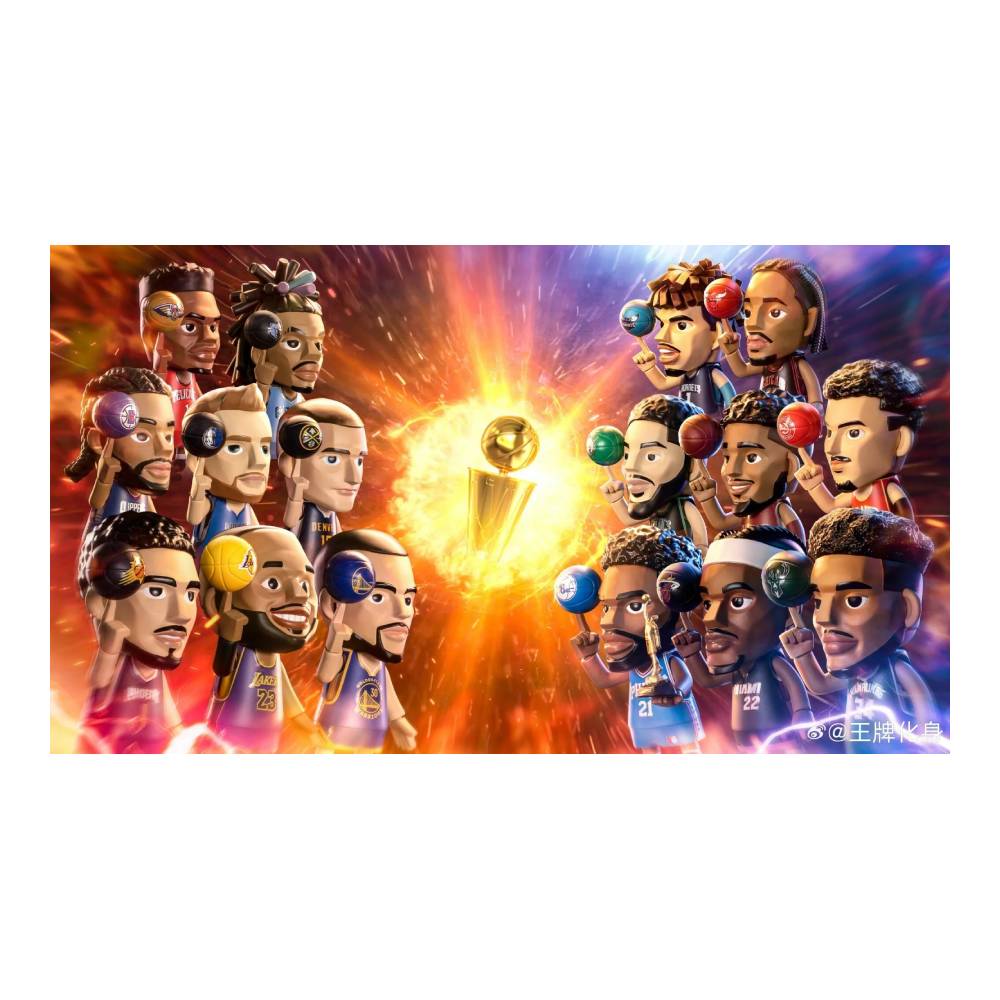 AcePlayer 王牌化身 盒抽公仔 NBA 星耀系列（單隻入） APNBA-SS02P-1│NBA Store線上商店