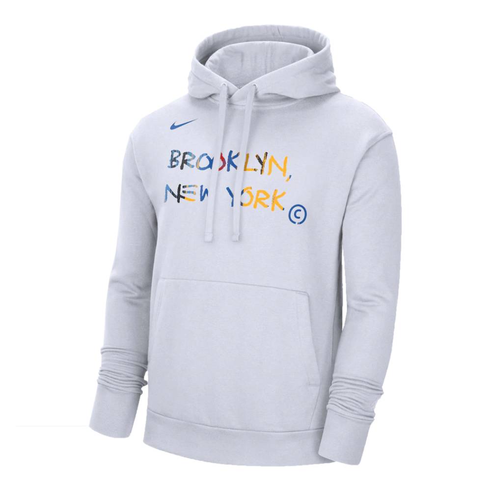NIKE NBA Essential City Edition 刷毛 連帽T恤 籃網隊 DR2423-100│NBA Store線上商店