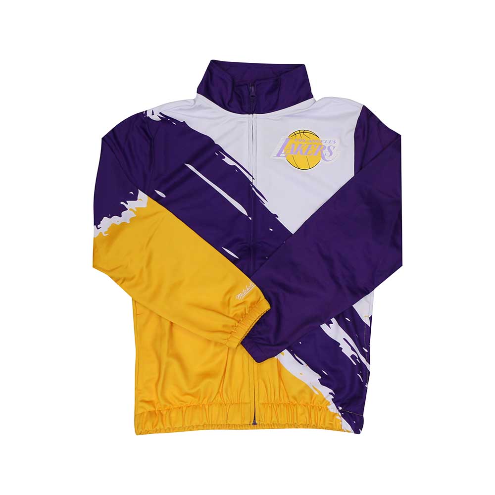 M&N NBA 青少年 總冠軍印刷 立領 外套 湖人隊 WN2B7NAL3-LAK│NBA Store線上商店